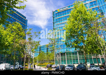 Microsoft Silicon Valley Corporate campus in Mountain View, California ...