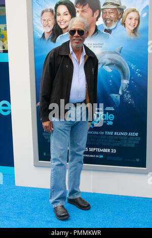Morgan Freeman at arrivals for DOLPHIN TALE Premiere, Village Theatre ...