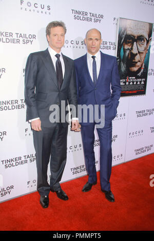 COLIN FIRTH & MARK STRONG TINKER TAILOR SOLDIER SPY. LOS ANGELES ...