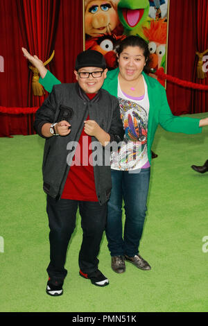 Rico, Raini Rodriguez at arrivals for THE MUPPETS Premiere, El Capitan ...