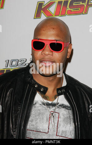Flo Rida at the KIIS FM's Jingle Ball 2012 held at the Nokia Theatre LA ...