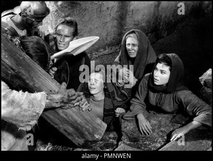 BEN-HUR, Cathy O'Donnell, Martha Scott, Charlton Heston, Haya Stock ...