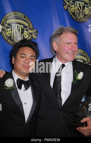 Matty Libatique, Harrison Ford 02/12/2012 26th Annual ASC Awards held ...
