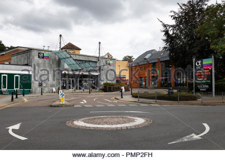 Camberley Theatre, Knoll Road, Camberley, Surrey, England, United Stock ...