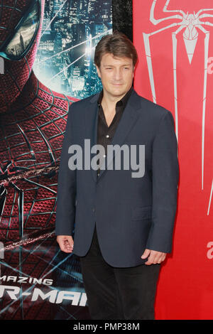 Nathan Fillion at arrivals for THE AMAZING SPIDER-MAN Premiere, Regency ...