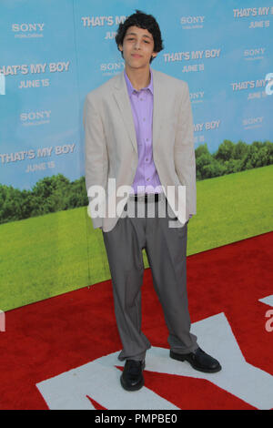 Justin Weaver 06/04/2012 "That's My Boy" Premiere held at Regency ...