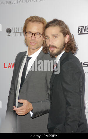 Guy Pearce, Shia LaBeouf at arrivals for LAWLESS Premiere, The ArcLight ...