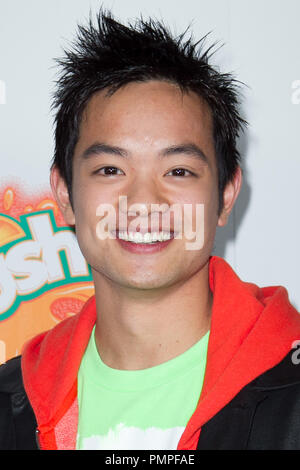 Osric Chau arrives at the Premiere of Paramount Pictures' 'Fun Size' at ...