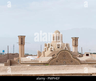 Traditional Iranian windcatcher towers (badgir) in the historical city ...