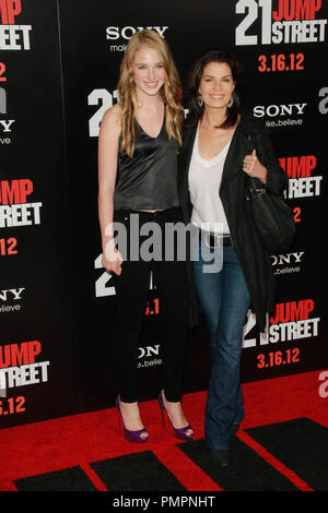 Sela Ward and daughter Anabella Raye Ward at the Premiere of Columbia ...