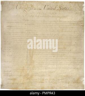 BILL OF RIGHTS, 1789 Stock Photo - Alamy