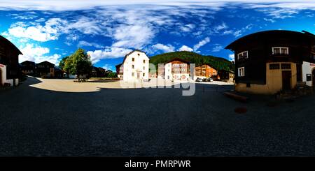 360° view of The old village of Ernen in Switzerland - Alamy