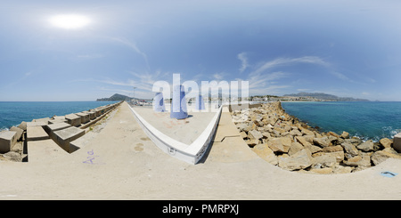 360° view of Port of Altea, Spain - Alamy
