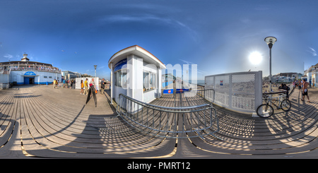 360° view of Bournemouth Pier and Beach - Alamy