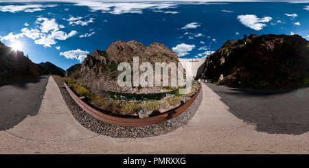 360° view of Morrow Point dam - Alamy
