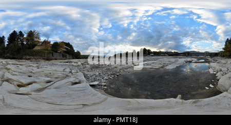360° view of Dry Riverbed Lim River 2 - Alamy