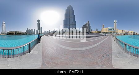 360° view of Burj Dubai, UAE - Alamy
