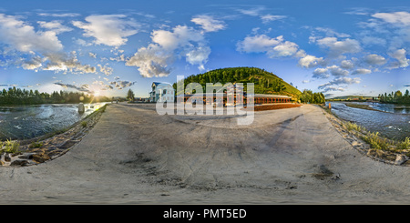 360° view of Inner Mongolia Mangui town Scenery 3——Viewing to Mangui ...
