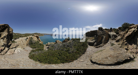 360° view of Crete, Palm Beach - Alamy