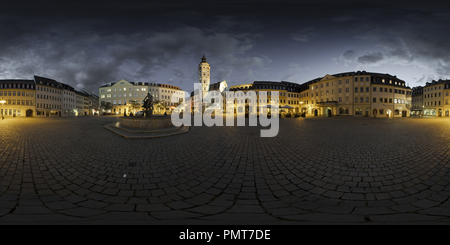 360° view of Gera by night - Alamy