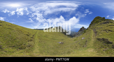 360° view of Madeira, Caldera Verde - Alamy