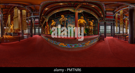 360° view of Emeishan - Buddha Temple - Main Hall -2013 - Alamy