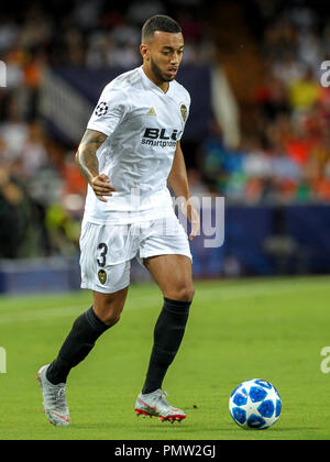 Valencia, Spain. 19th Sep, 2018. Cristiano Ronaldo of Juventus FC ...