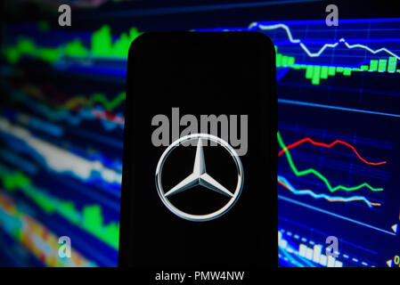 Krakow, Poland. 19th Sep, 2018. Citi bank logo is seen on an android ...