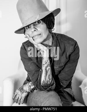 19 September 2018, Hamburg: Linda Perry, American singer and composer ...