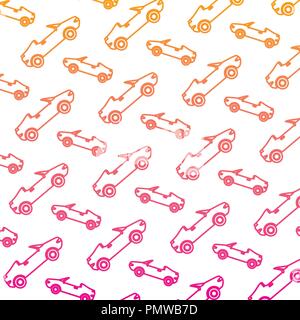 convertibles cars vehicles pattern background Stock Vector Image & Art ...
