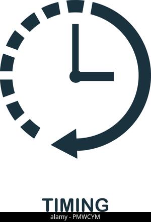 Timing Simple vector icon. Modern, simple flat vector illustration for ...