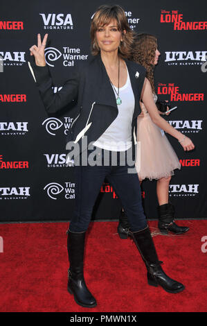 Lisa Rinna at Disney's "The Lone Ranger" World Premiere held at the ...