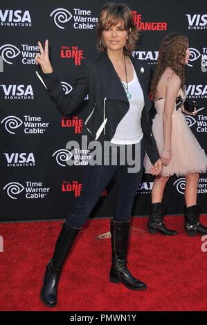 Lisa Rinna at Disney's "The Lone Ranger" World Premiere held at the ...