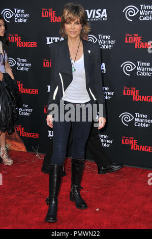 Lisa Rinna at Disney's "The Lone Ranger" World Premiere held at the ...