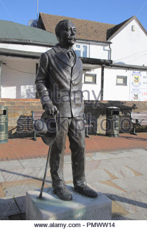Crowborough East Sussex UK - Statue of Sir Arthur Conan Doyle the Stock ...