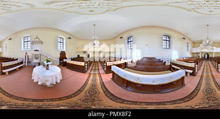 360° view of Calvinist Reformed Church, Seini, Romania - Alamy