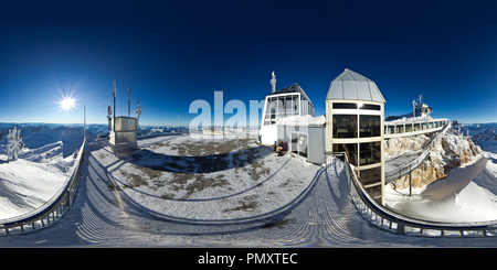 360° view of Zugspitze - Top of Germany - Alamy