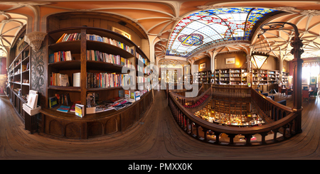 360° view of Livraria Lello (Lello Bookshop)3 - Alamy