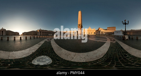 360° view of Vatican - Piazza San Pietro - Alamy