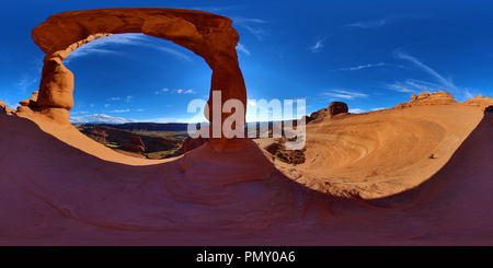 360° view of Delicate Arch, Arches National Park - Alamy