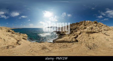 360° view of Cape Greco 2 - Alamy