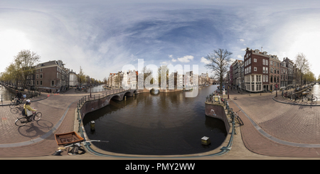 360° view of old town. amsterdam - Alamy