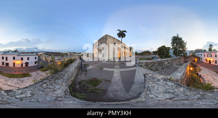 360° view of columbus alcazar. santo domingo. dominican republic - Alamy