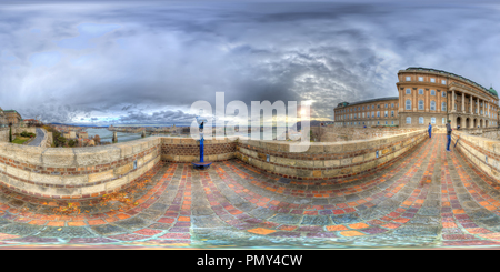 360° view of Budapest from Royal Palace in Buda Castle3. Budapest - Alamy