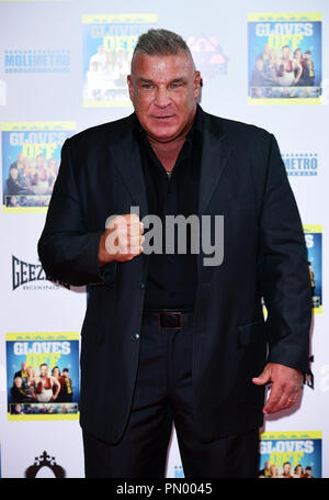 Joe Egan attending the premiere of Gloves Off at The Prince Charles ...