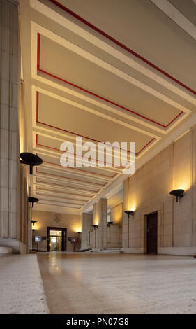 lobby of Senate House, the administrative centre of the University of ...