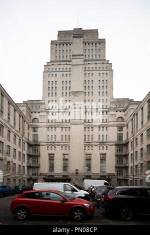 exterior of Senate House, the administrative centre of the University ...