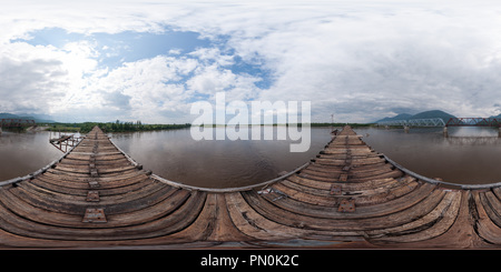 360° view of Road over Vitim river - Alamy