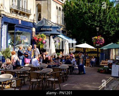 Primrose cafe and The Clifton Arcade, Clifton, City of Bristol, England ...