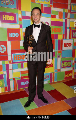 Jim Parsons 08/25/2014 The 66th Annual Primetime Emmy Awards HBO After ...